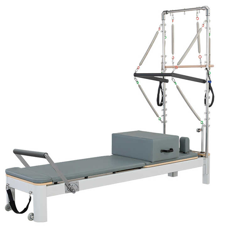 ROCSON Pilates Reformer Machine with Aluminum Bed for Grappling Jiu ...