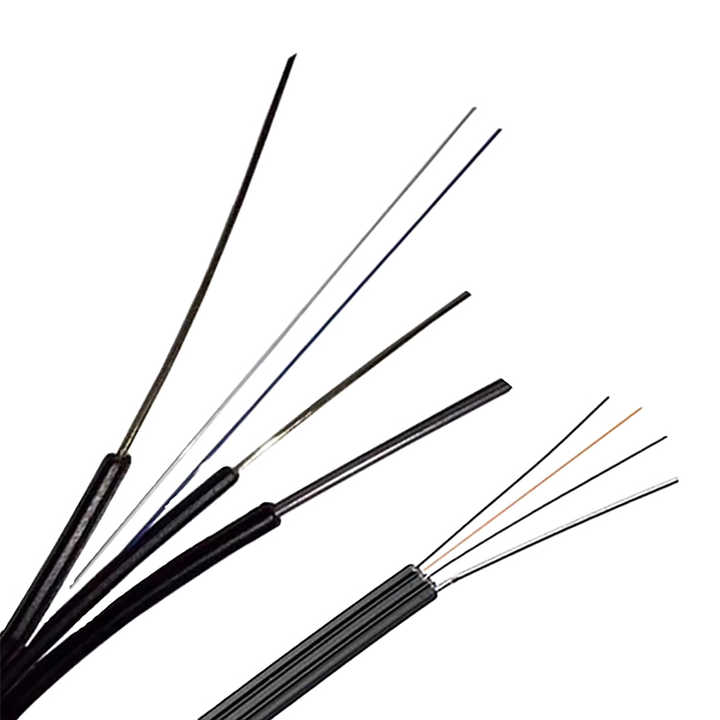 Outdoor FTTH Fiber Optic Cable PVC 2/4/6/8/12/16/24 Core G657A1/G657A2 ...