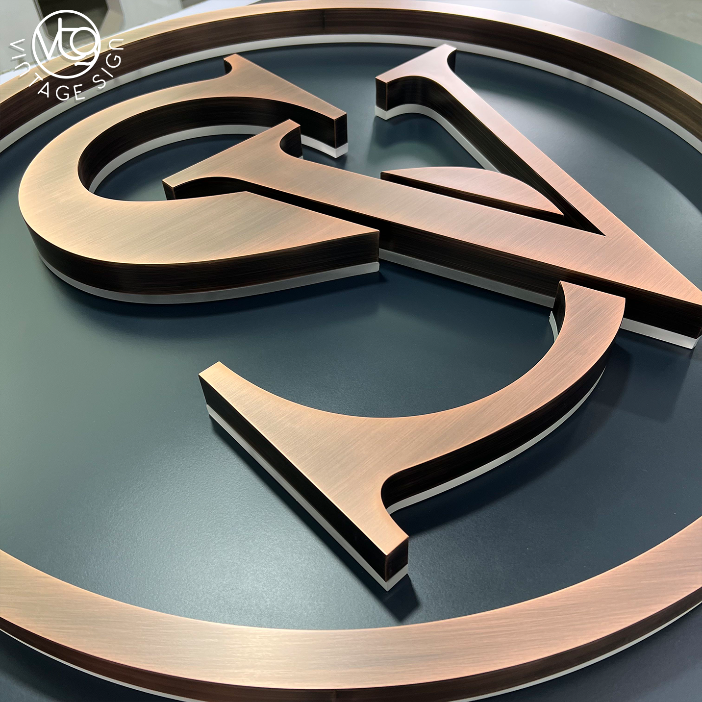 Handcrafted Elegance: Elevate Your Collection with Unique copper logo ...