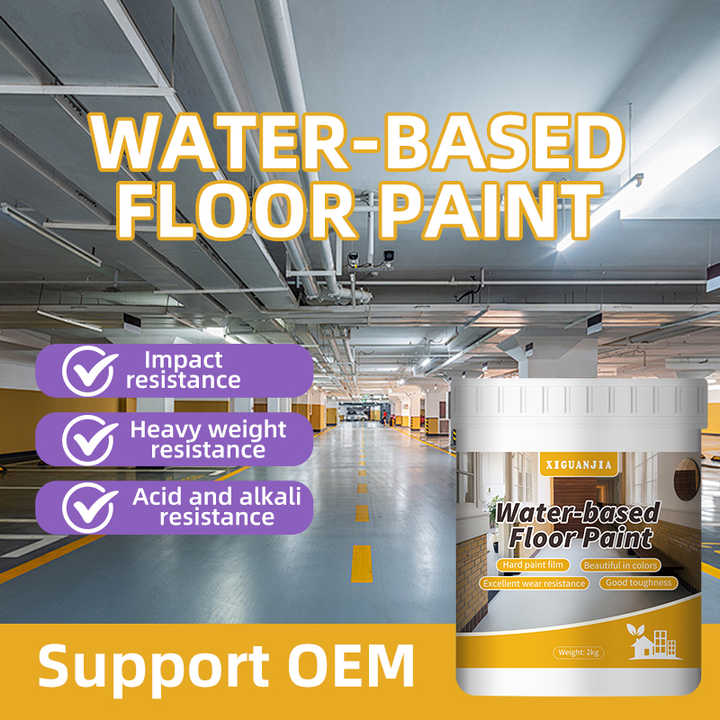 Certified MSDS Water-Based Floor Paint for Interior Concrete Rendering ...