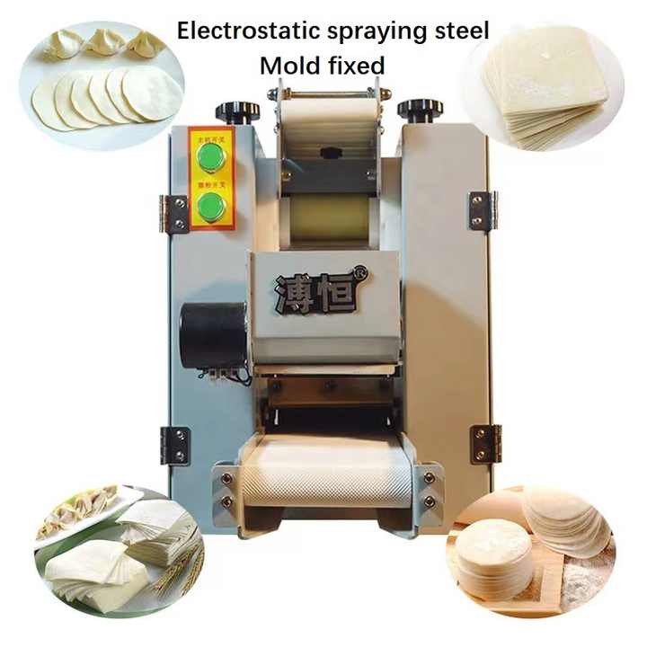 Small Round Square Gyoza Wonton Skin Machine Empanada Skin Making ...