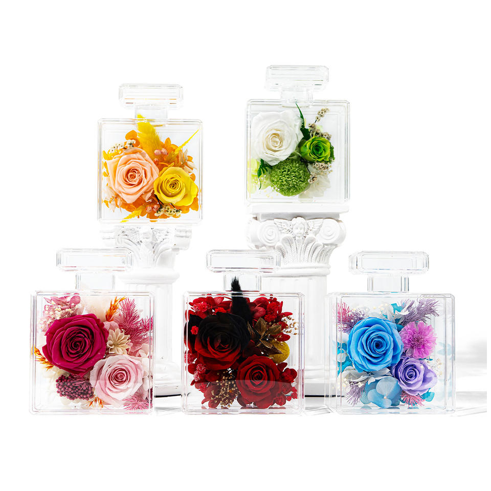 Innovative Elegant Handmade Preserved Rose Glass Dome Decorative ...