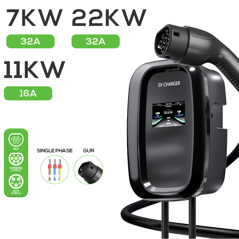MNJ 11KW Wallbox EVSE Fast AC EV Charger Station New Commercial Use ...