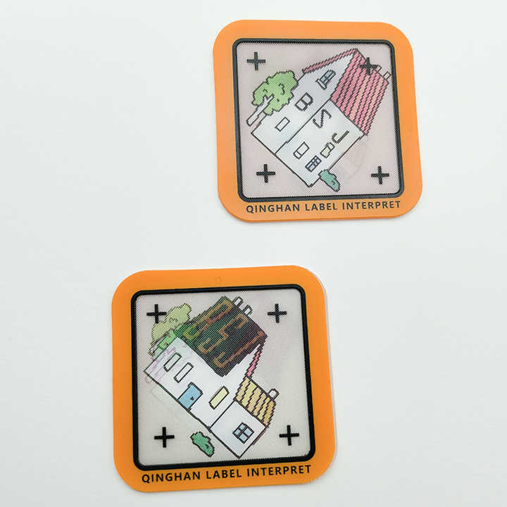 Custom Iron 3D Dynamic Lenticular Heat Transfer TPU Patches