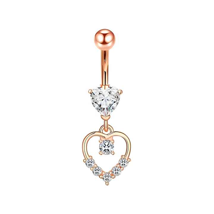 Stainless Steel Crystal Belly Button Piercings Women Trend Piercing ...