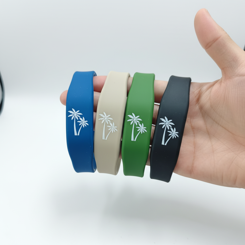 Nichen ISO Soft Waterproof Silicone Wristbands 13.56MHz Smart RFID NFC ...