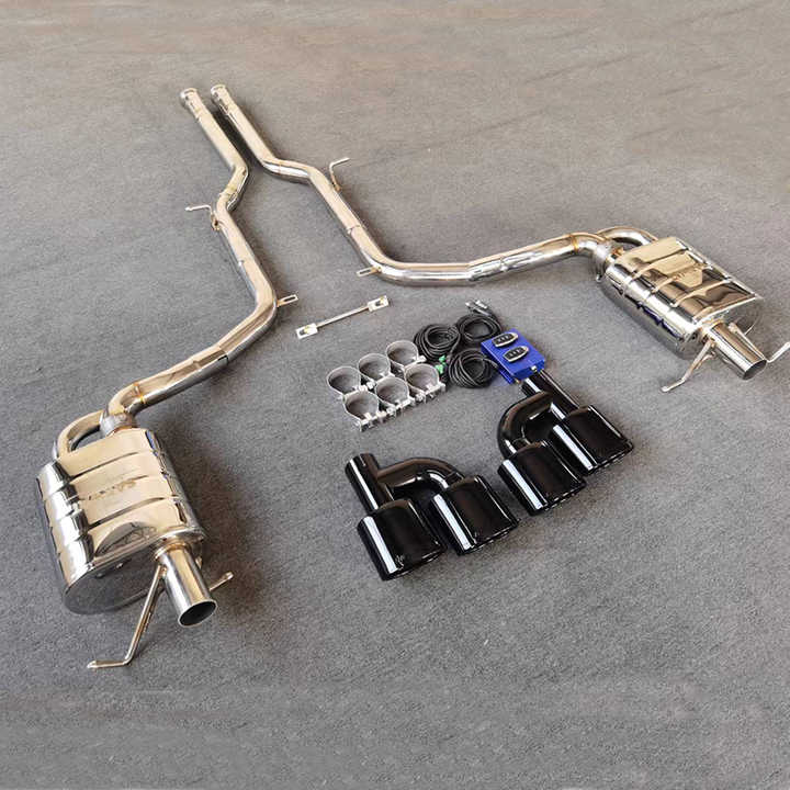 Performance valved exhaust catback system for Mercedes benz AMG W204 ...