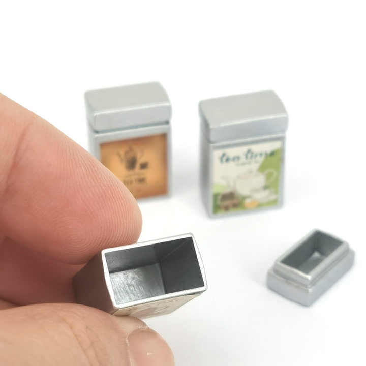 New Arrival Dollhouse Mini Miniature Metal Metal Tea Pot Metallic Tea ...