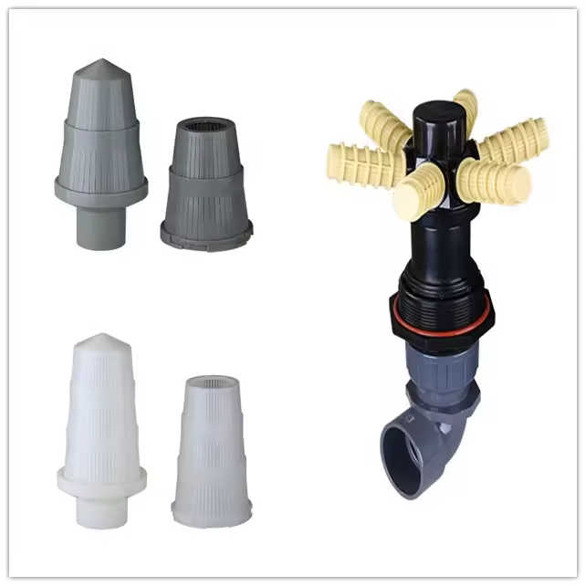 Manual Head Water Distributor Bottom Design For FRP Tank Drinking Water ...