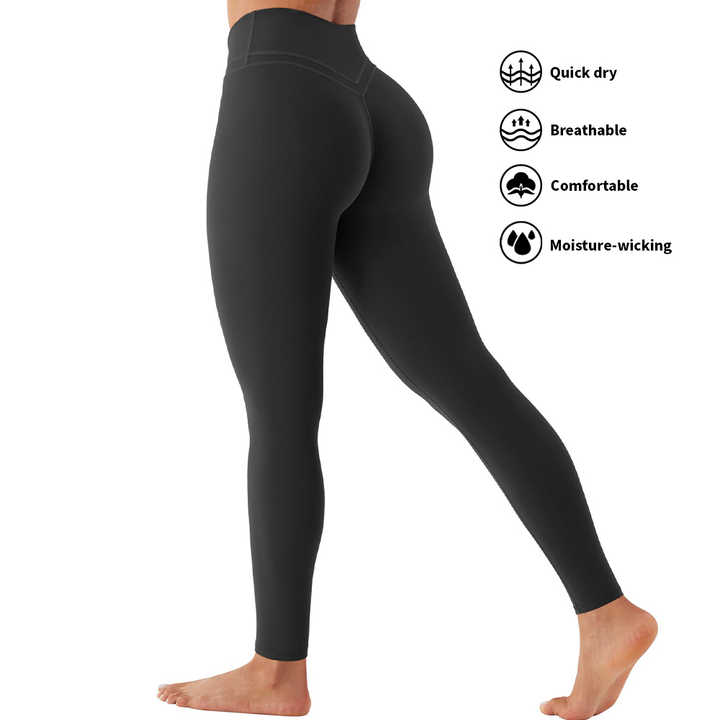 Custom Double V Line Waist Soft Breathable Workout Yoga Leggings for ...