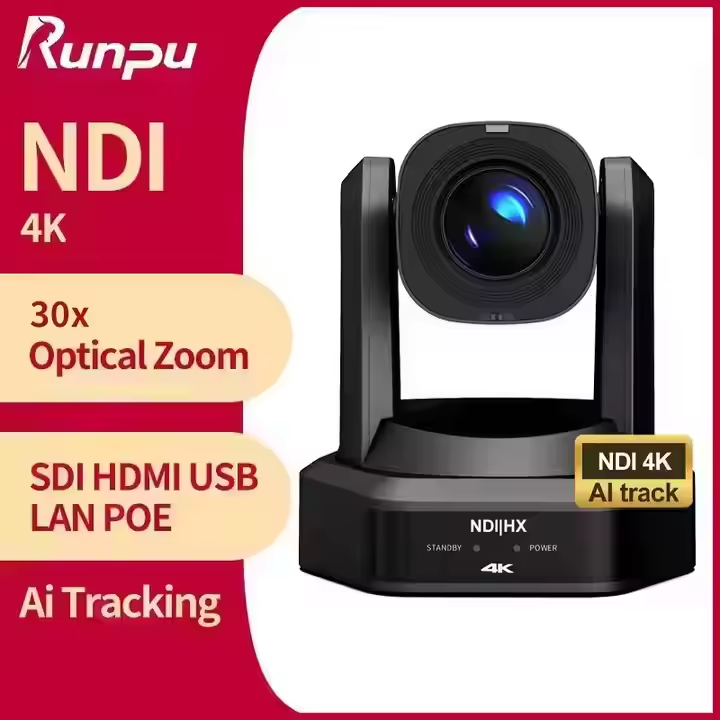 USD2252 Free Ship PTZ Broadcast Camera Kit=3 Pcs NDI SDI 4K 30X PTZ ...