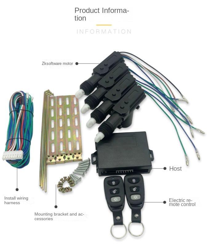Elife Car Remote Central Door Lock System Keyless Entry Car Anti-Theft ...