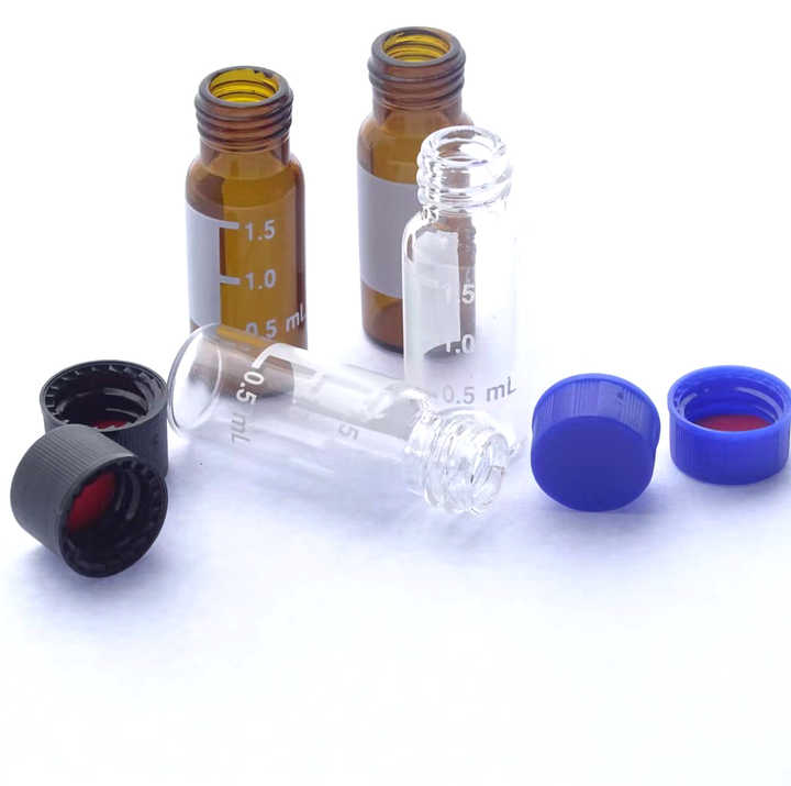 2ml Sample Vial | Glass Material | Screw Cap/Round Bottom | Lab ...