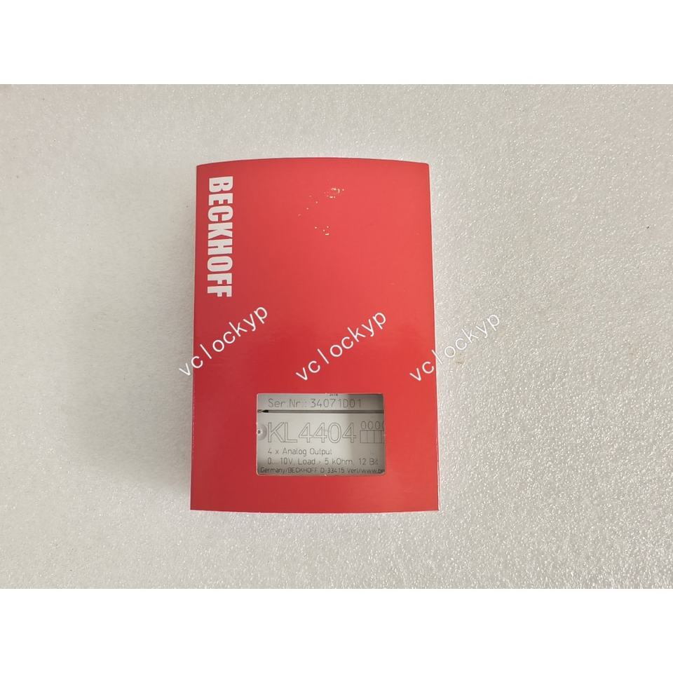Beckhoff KL4404 Analog Output Bus Terminal 4-Channel 12 Bit 0-10V NEW ...