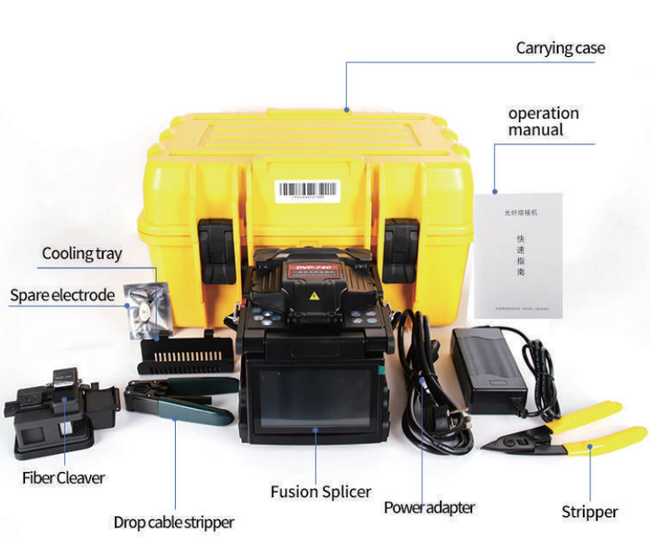 FTTX FTTH FTTR high quality optical fiber fusion splicer fiber optic ...