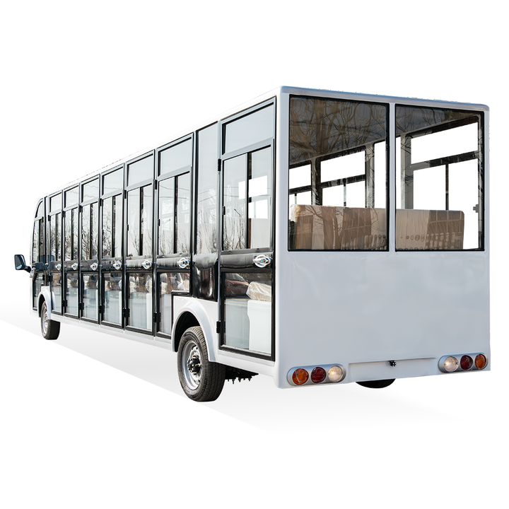 23-Seater Fully Enclosed Electric Sightseeing Bus 1100CC Displacement ...