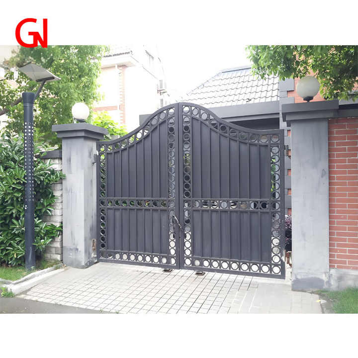 Hot Selling Iron Gate Fence Design Model House Backyard Gate Metal ...