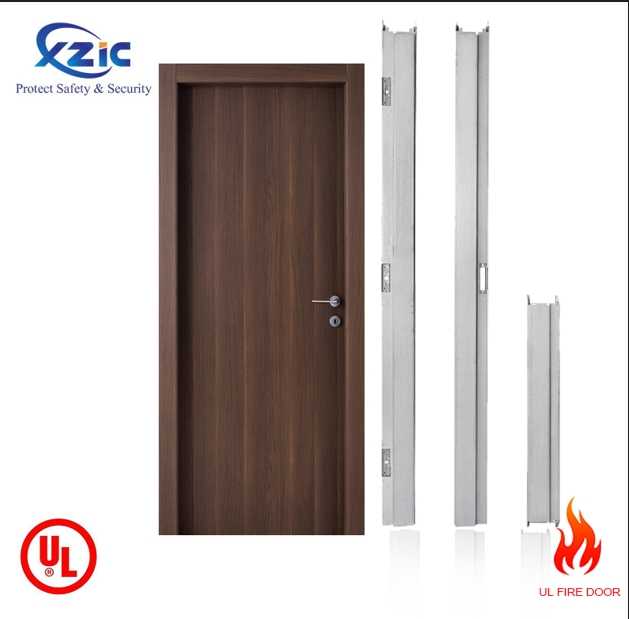 High Pressure Laminated or Stained Veneer Fire Rated Entry Door Knock ...
