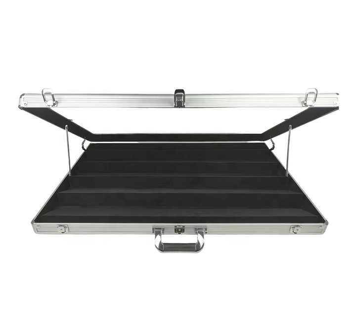 Aluminum Show Case Top Display Case with Lock Transparent for Cards ...