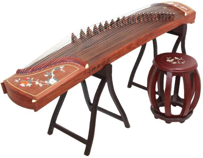 Customizable Koto with Multiple Antique Patterns Guzheng Without Stool ...