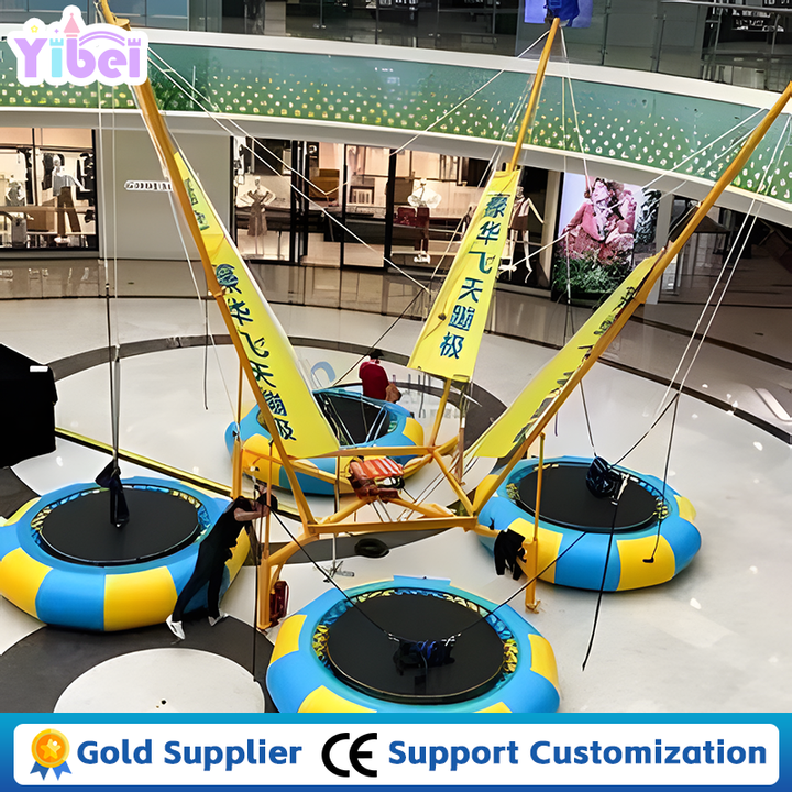 Four-Person Indoor/Outdoor Inflatable Jumper for Kids and Adults Four ...
