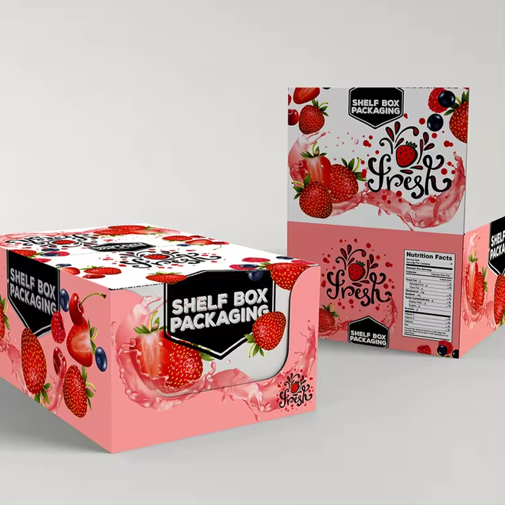 Custom Counter Top Point Counter Fruit Box Display Supermarket ...