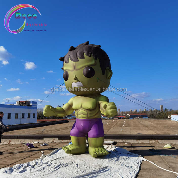 High Quality Inflatable Cartoon Charater Model Green Inflatable Hulk ...