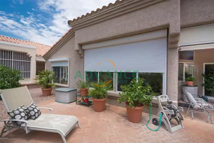 Motorized Aluminum Sectional Shutter with Secure Locking for a Villas ...