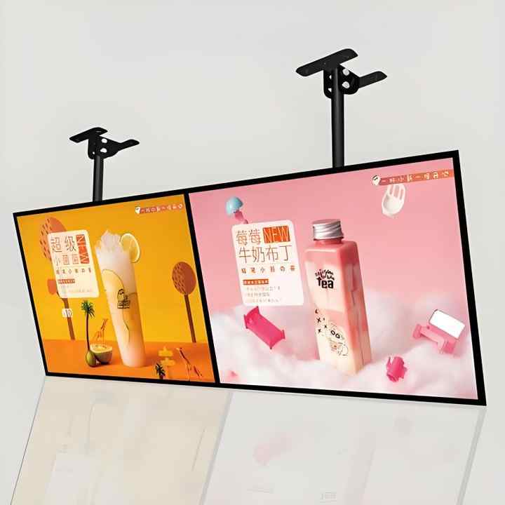 A1/A2 Custom Hanging Menu Order Board Ultra Slim Led Backlit Menu Boards for Advertising Sign ...