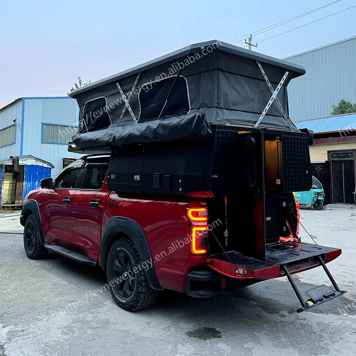 TY Custom Slide on Pickup Truck Camper - Light Weight & Solar Panels