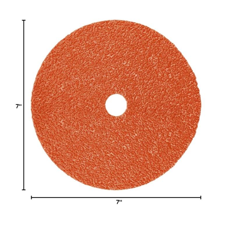 3M II 987C High Hardness 180mm Ceramic Cross Hole Fiber Disc 1.2mm ...