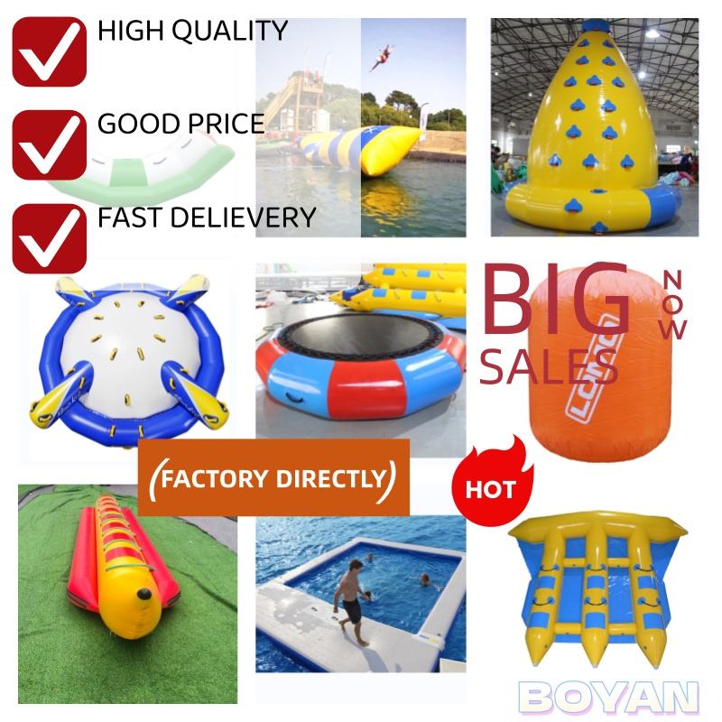 BOYAN Water Park Toy Inflatable Spinner Floating PVC Tarpaulin ...