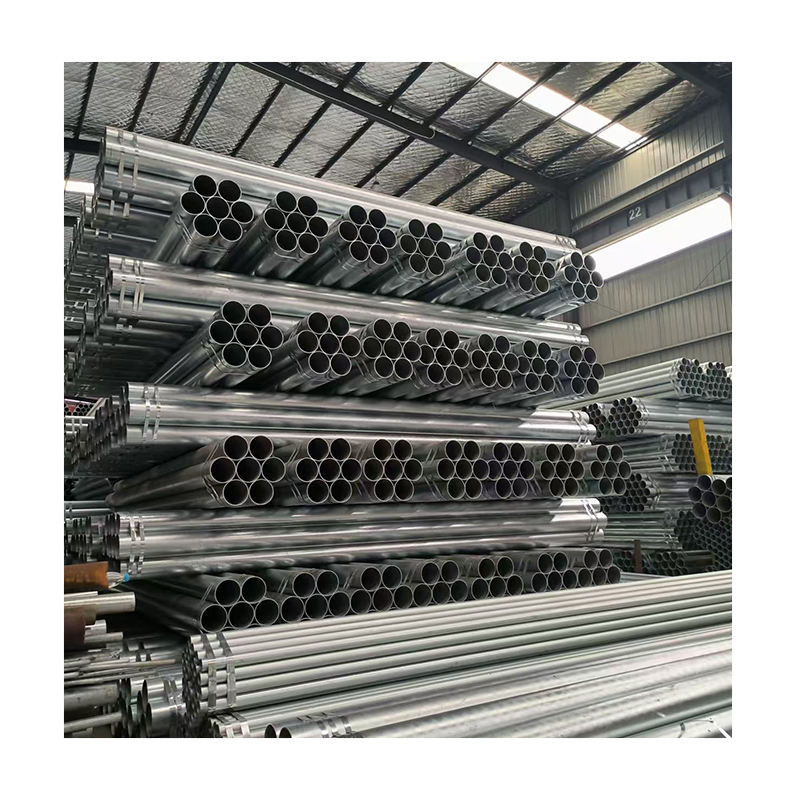 BS1387 BS1139 48.3mm Structure Plain End Galvanized Steel Metal Tube Gi ...