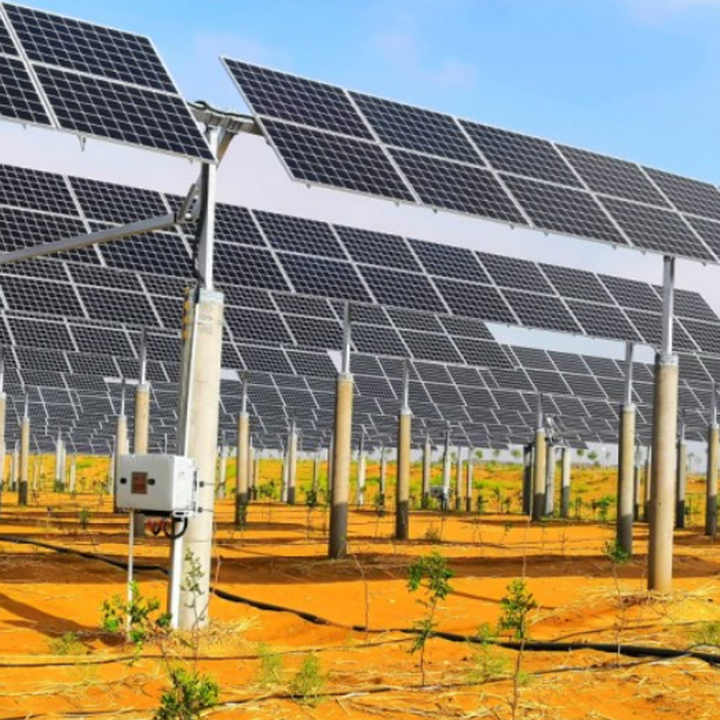 Ground Installed Galvanized Steel Pv Photovoltaic Bracket Fixed ...