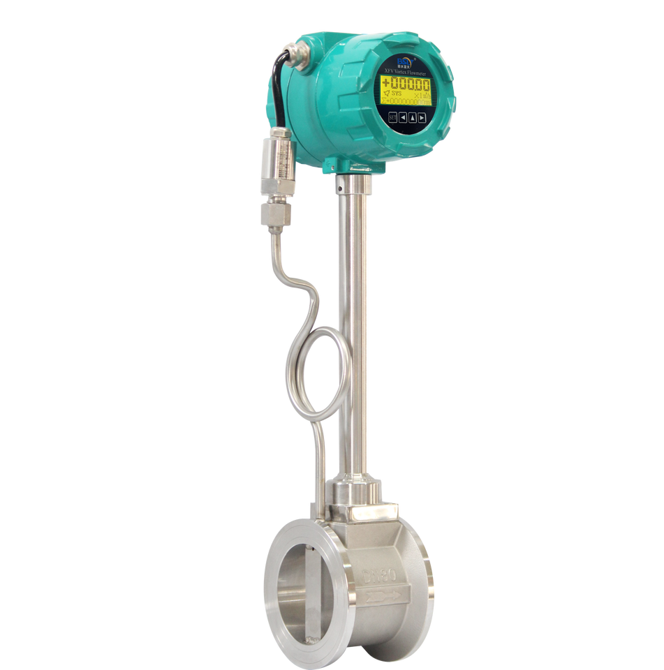 BSLT High Accuracy Stainless Steel Vortex Flow Meter Steam Gas Liquid ...