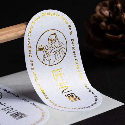 Custom Luxury Sticker Logo Wholesale for Cosmetic Packaging