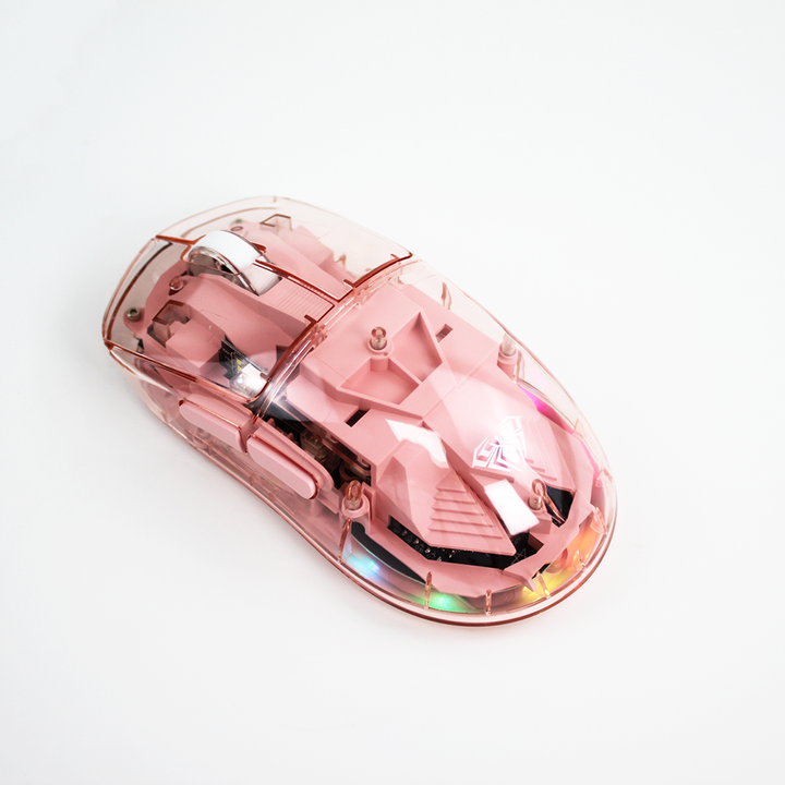 2025 New AULA SC660 Wireless Mouse Three-mode Transparent Mouse E ...