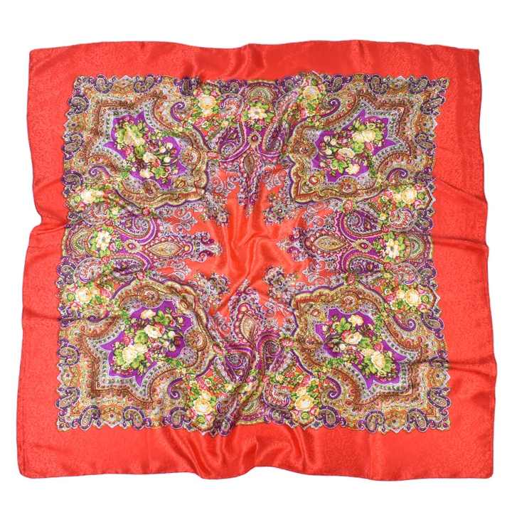 Factory Customized Wholesale Oversized Ethnic Paisley Jacquard Silk ...