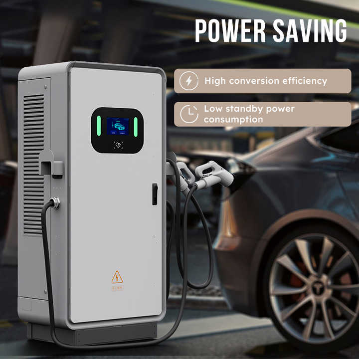 2024 vehicle fast ev charger 60kw double connectors dc ev charging ...