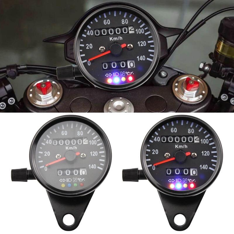 Digital Speedometer Dual Speed Meter With 12V LED Indicator Universal ...