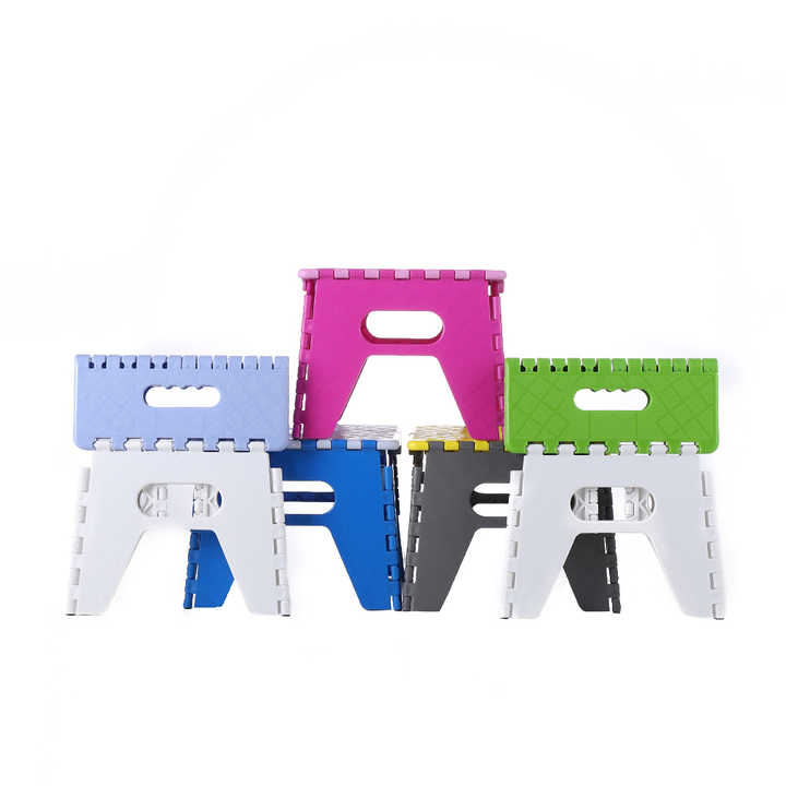 Foot Plastic Step Stool Children Portable Folding Step Stool For ...