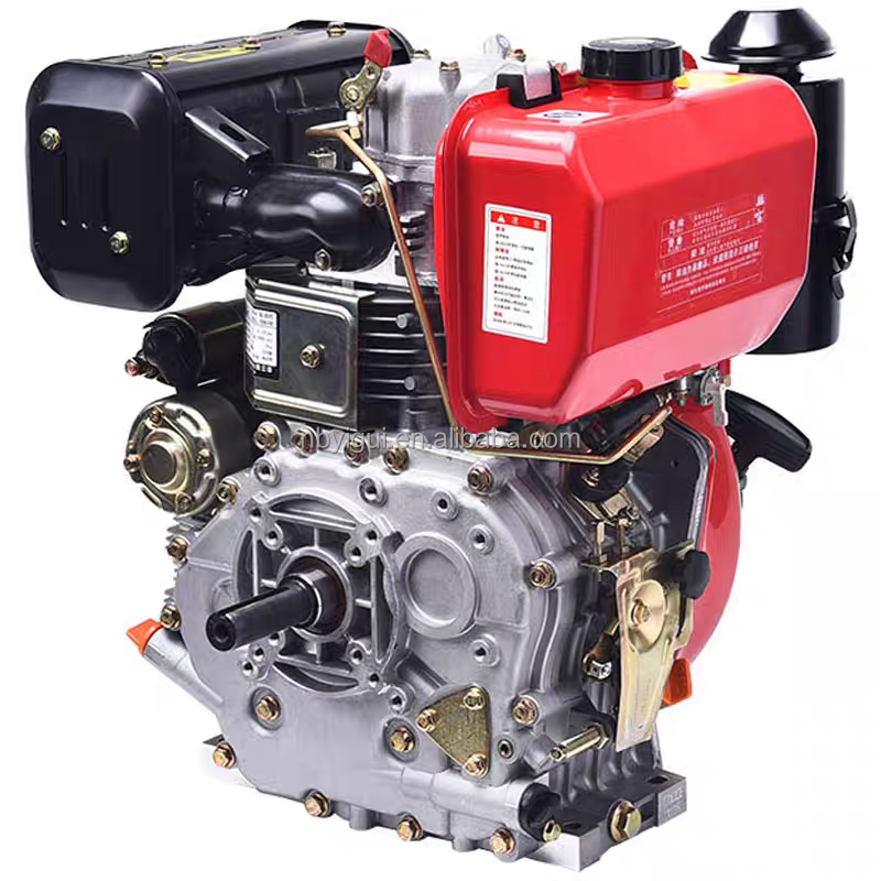 192F Electric Diesel Engine Air Cooled 4-Stroke Single Cylinder 12Hp ...