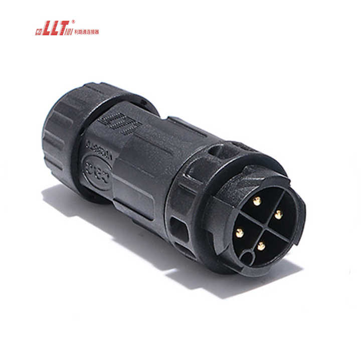 LLT Quick Solderless Waterproof 4 Wire Connector M19 Power 20A 4 Pin ...