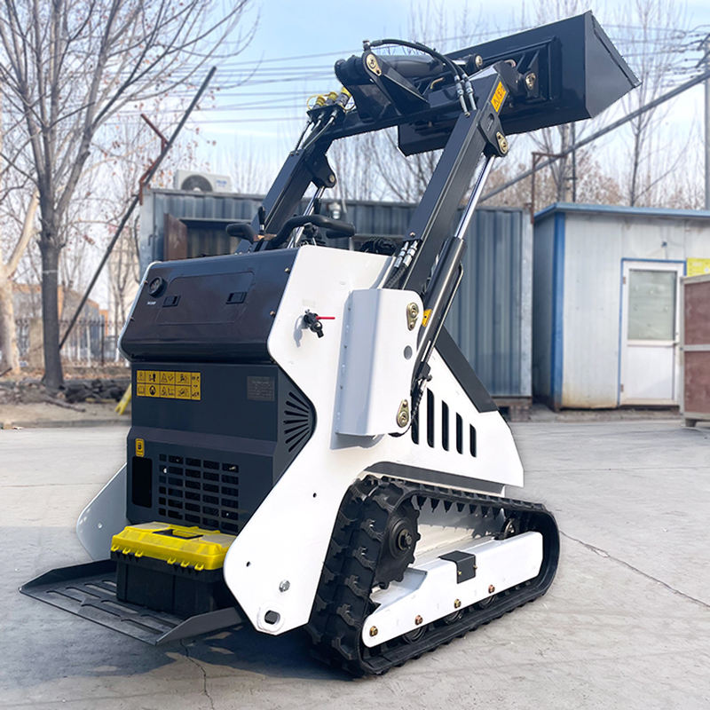 Engine Powered Mini Skid Steer Loader With Log Grapple Attachment EPA ...
