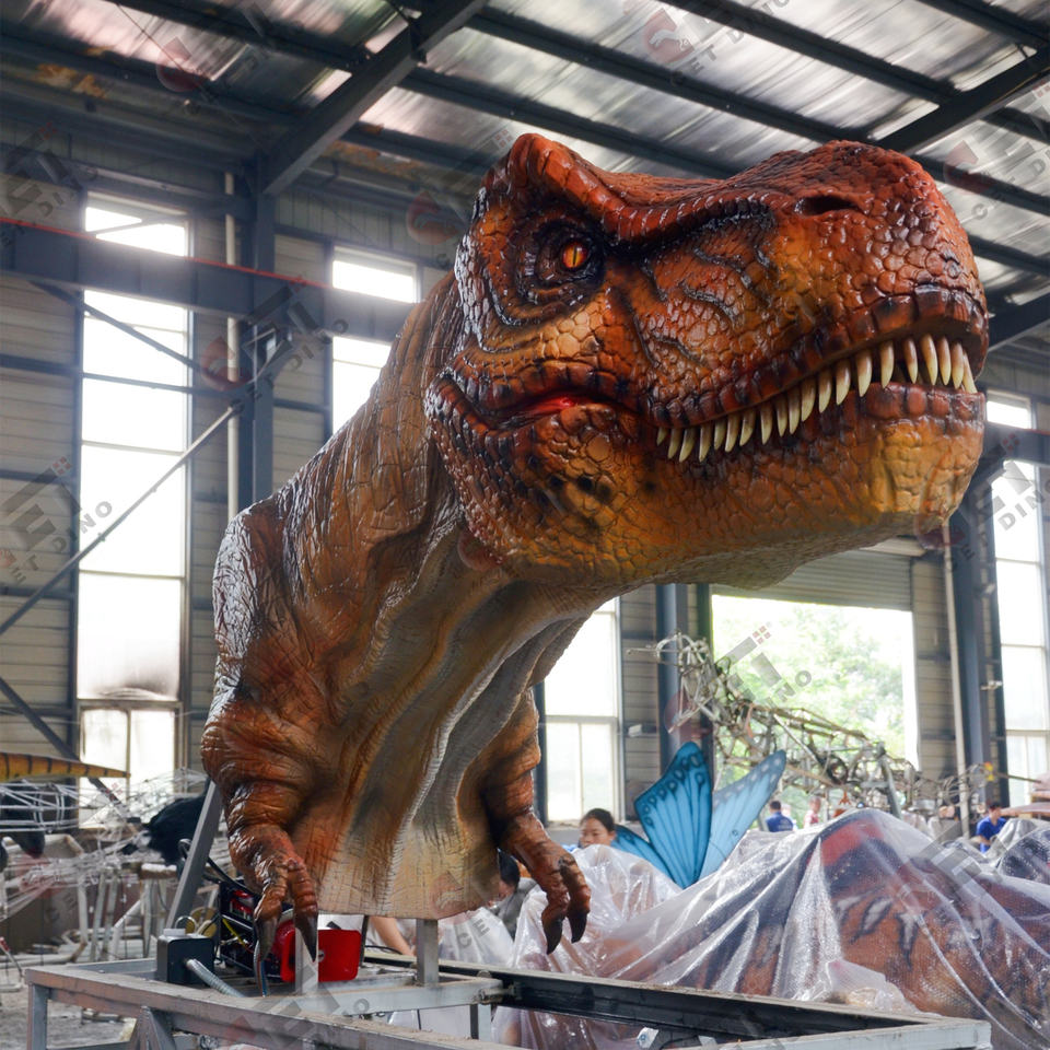 Animatronic Dinosaur Head High Quality Animatronic Realistic Life Size ...