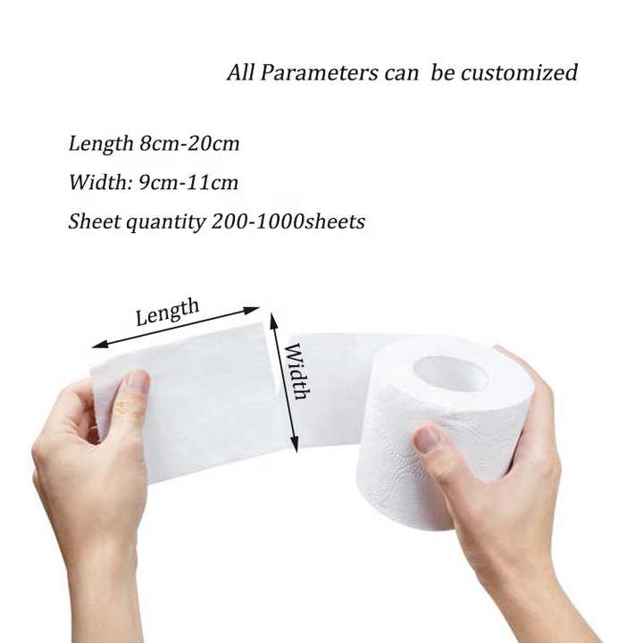 Customized High Quality Recycled Toilet Tissue Paper
