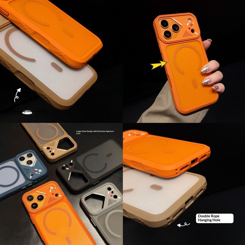 Fashion Mesh armor Design Magnetic Skin-Feel Shockproof Protective ...