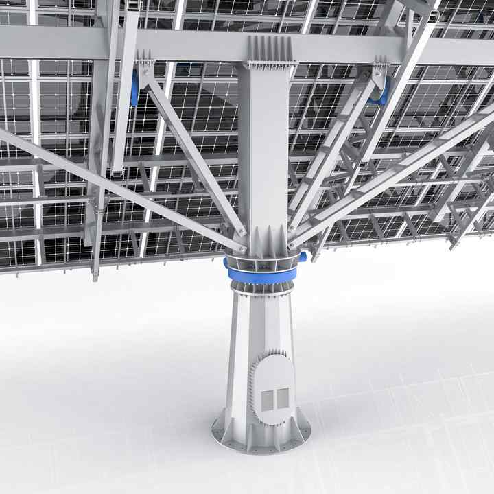 6KW Customized Solar Tracker - Dual Axis, High Accuracy