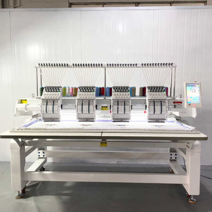 Industry Dahao Computerized Four Head Embroidery Machine Single Head ...