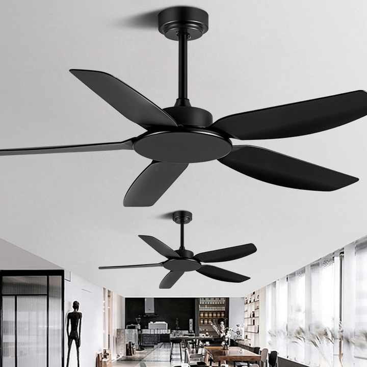 42-Inch DC Variable Frequency LED Ceiling Fan Mute Lamp Energy-Saving 6 ...